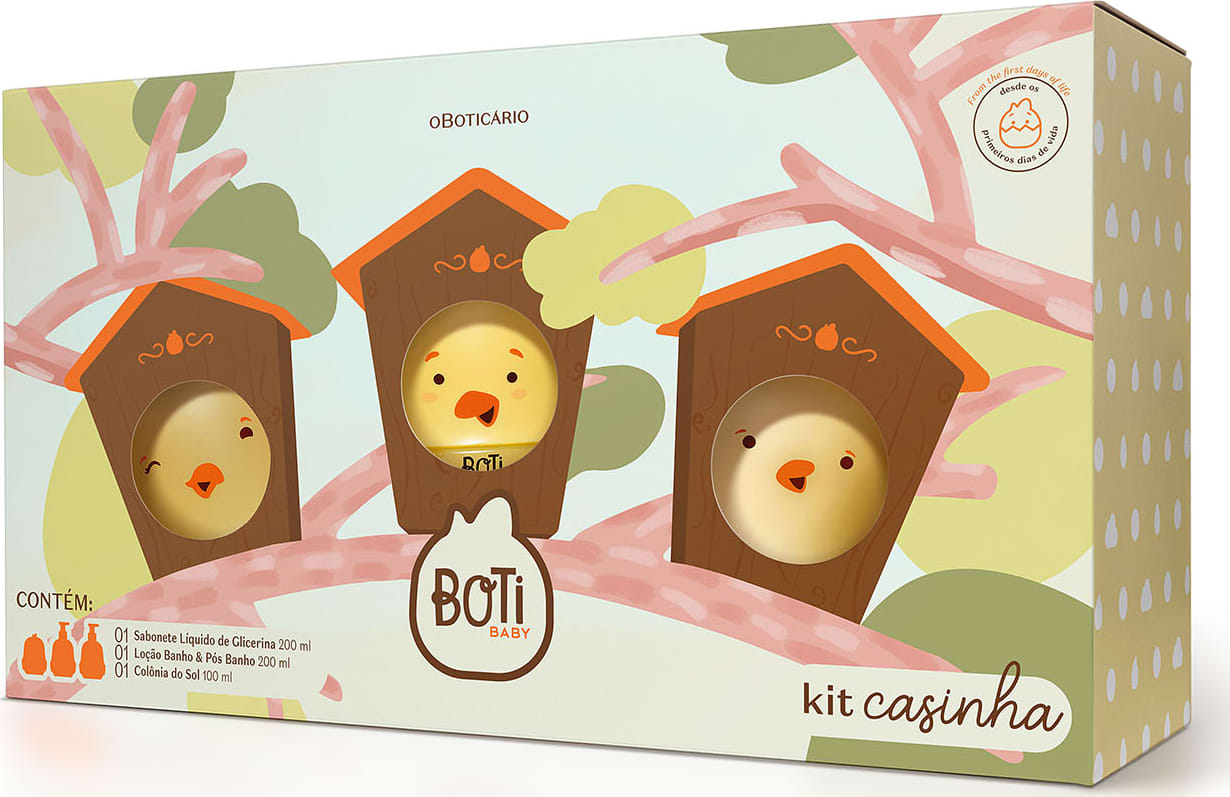 Kit Boti Baby Casinha (3 itens) | O Boticário