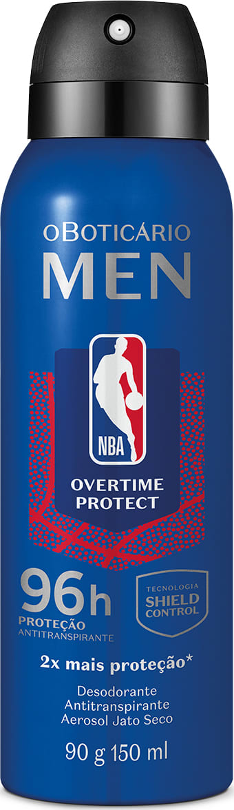 Desodorante Antitranspirante Aerosol Jato Seco Men NBA 150ml | O Boticário
