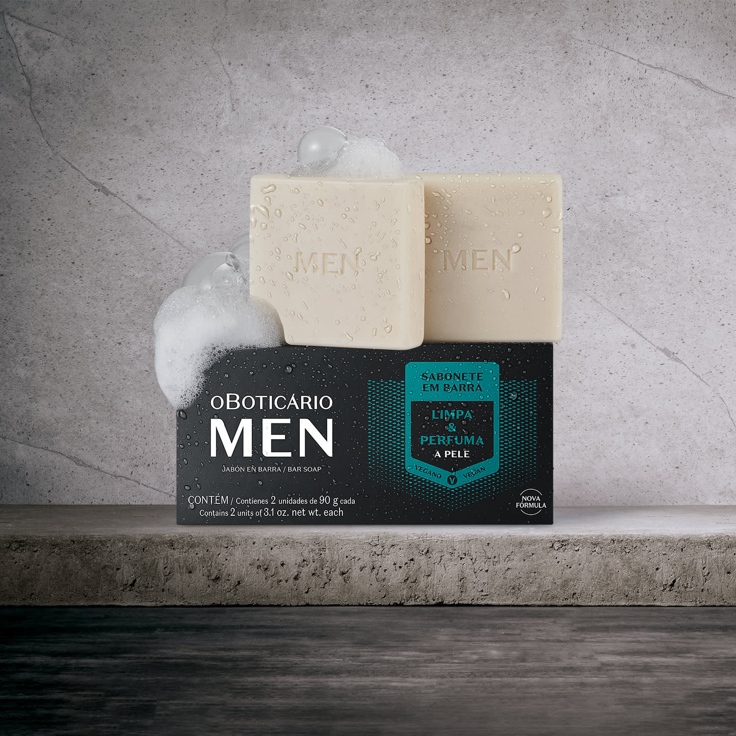 Sabonete em Barra Men 2x90g cada | O Boticário