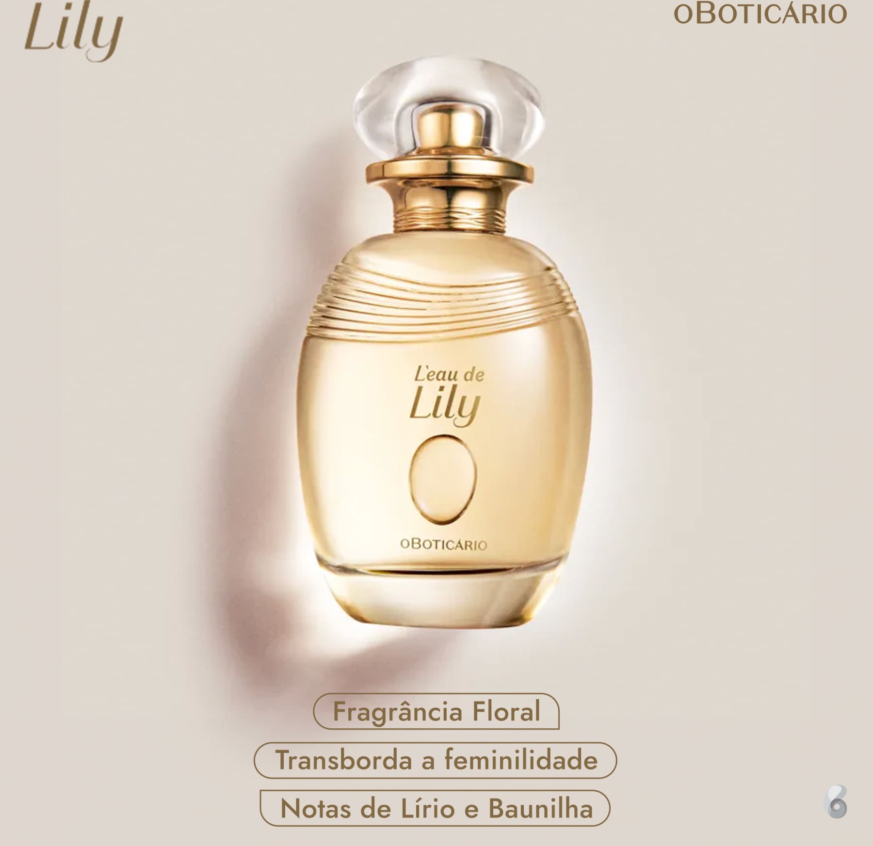 Conjunto L'eau de Lily o Boticário Feminino | Beleza na Web