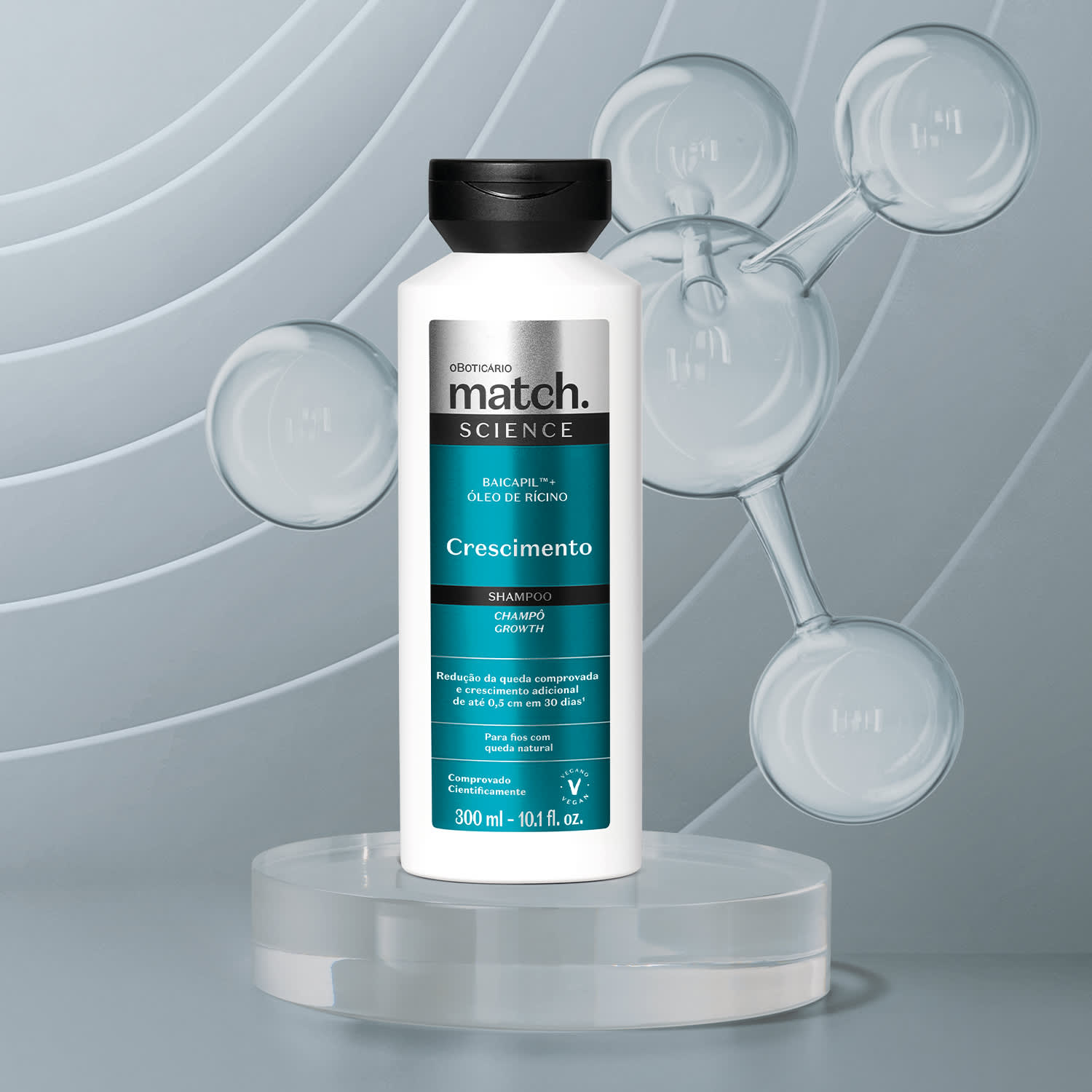 Shampoo Match Science Crescimento 300ml | O Boticário