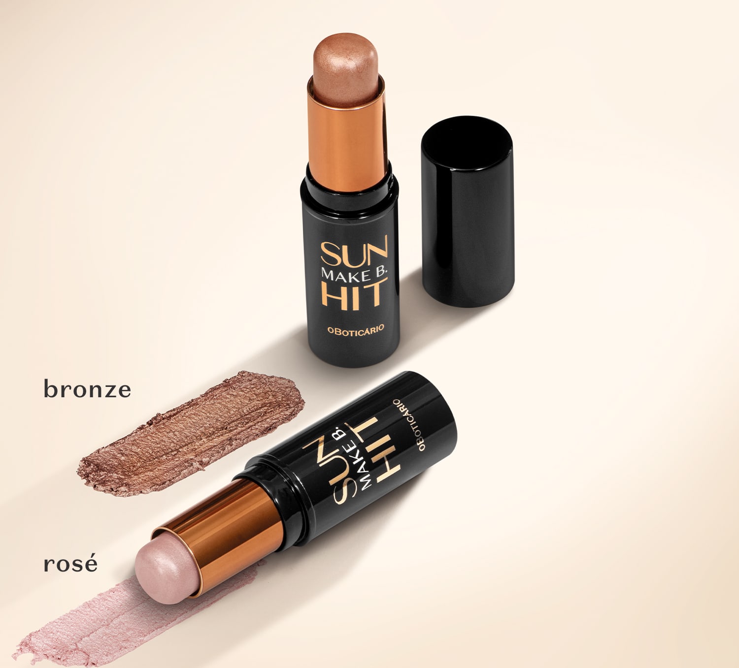 Iluminador em Bastão Make B. Sun Hit Bronze | Beleza na Web