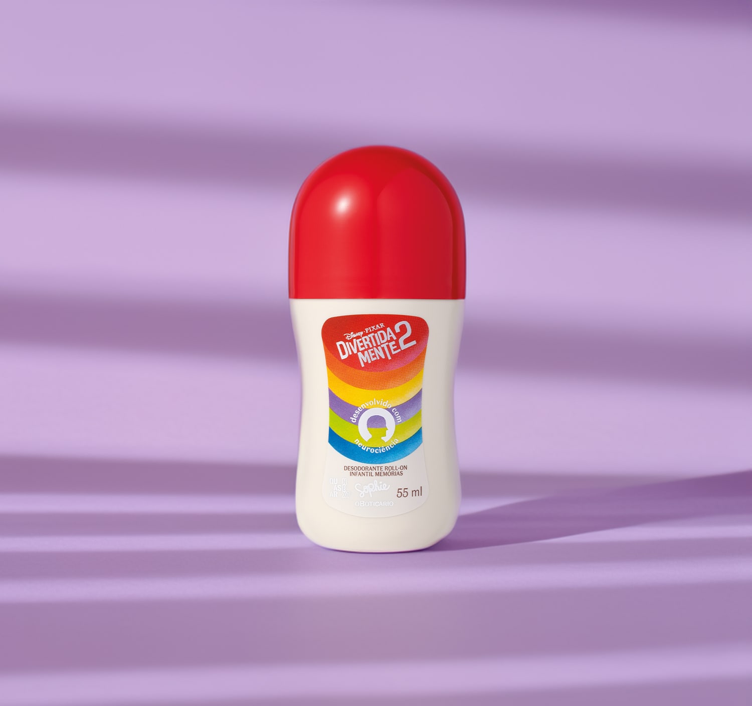 Desodorante Roll-On Infantil Memórias Sophie Quasar Next Divertida Mente 2 55ml | O Boticário