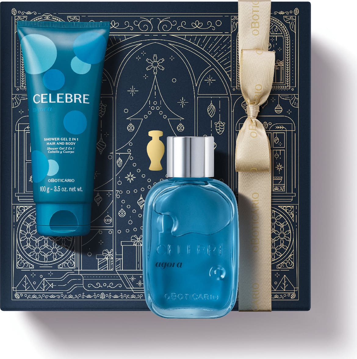 Conjunto Celebre Agora Presente o Boticário Masculino | Beleza na Web