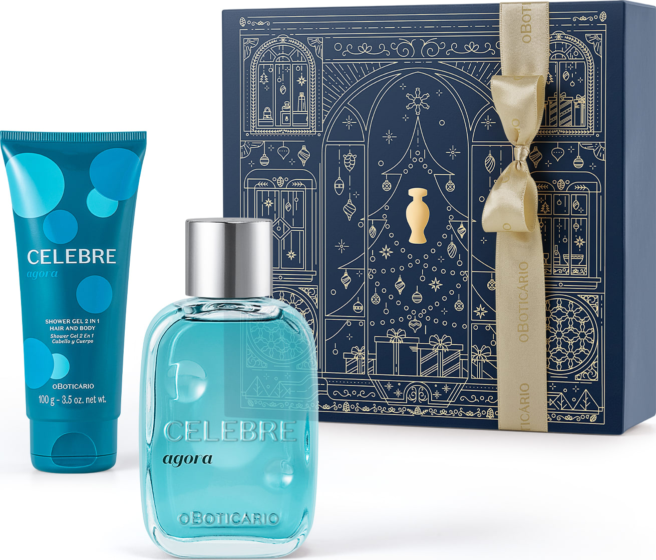 Conjunto Celebre Agora Presente o Boticário Masculino | Beleza na Web