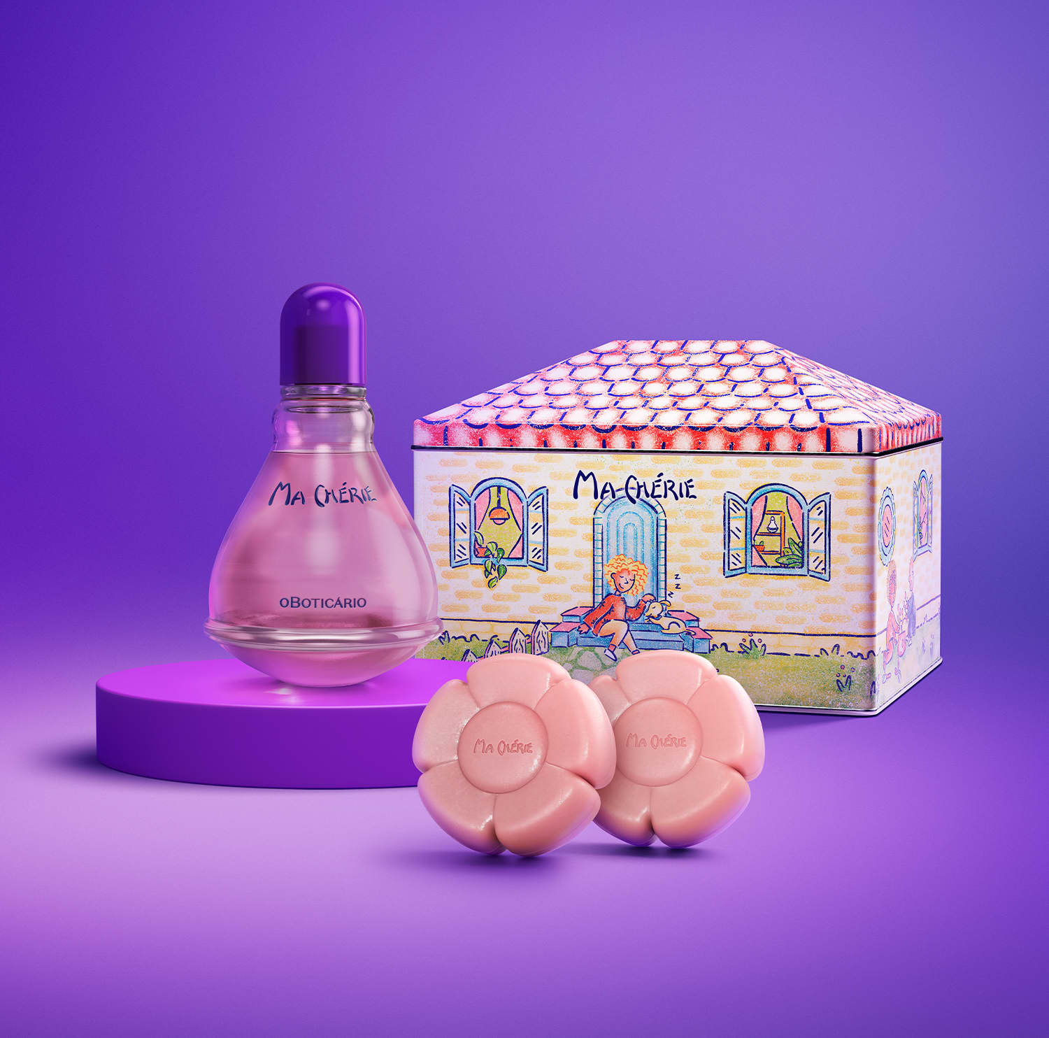 Conjunto Ma Chérie Presente o Boticário (4 Produtos) | Beleza na Web