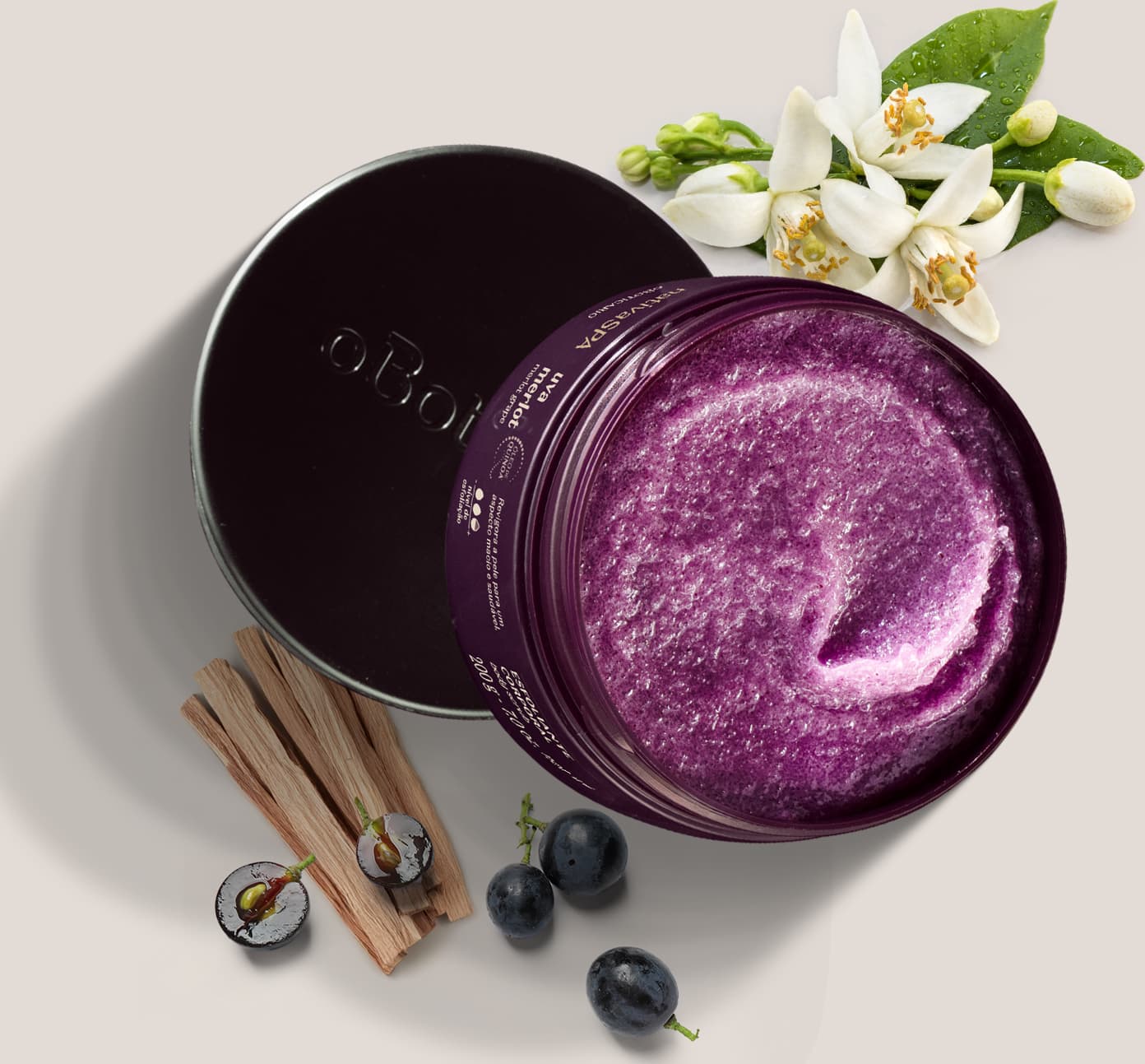 Esfoliante Corporal Nativa Spa o Boticário Uva Merlot | Beleza na Web