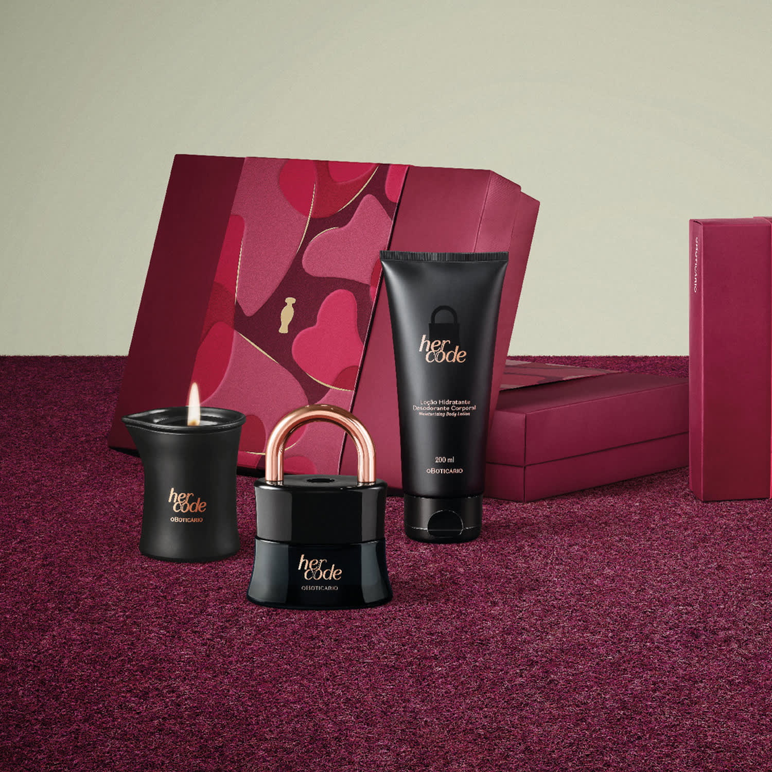 Kit Presente Her Code (3 itens) | O Boticário