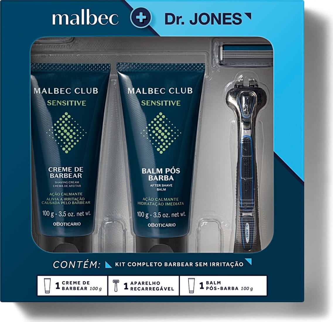 Kit Malbec Dr. Jones o Boticário | Beleza na Web