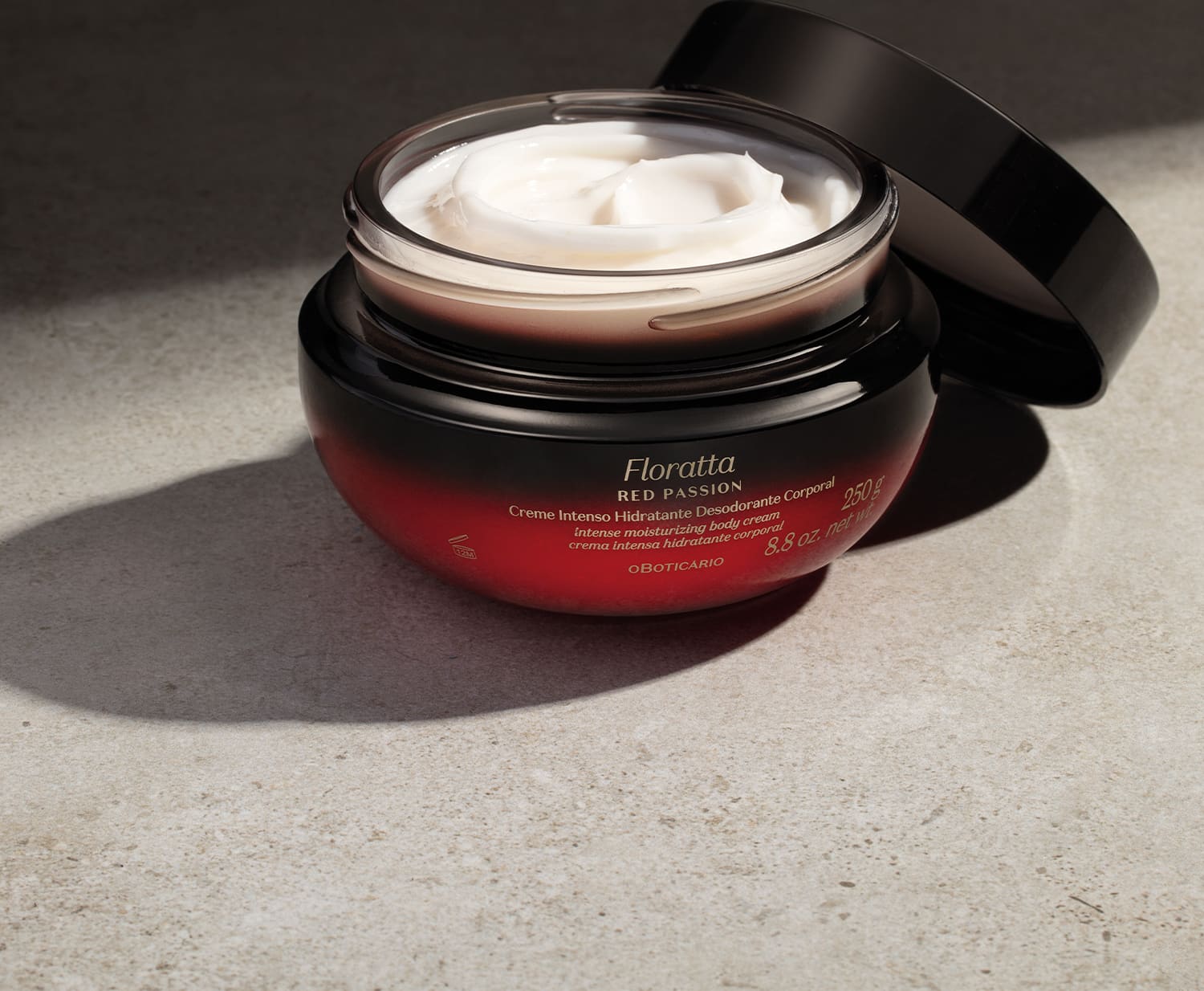 Creme Intenso Hidratante Desodorante Corporal Floratta Red Passion 250g ...