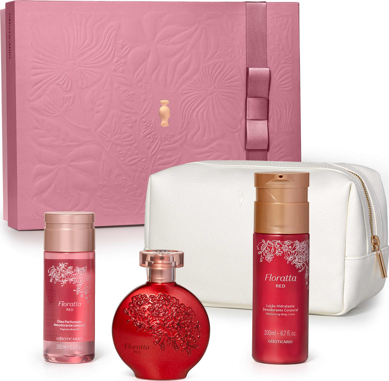 Kit Presente Floratta Red (4 itens) | O Boticário
