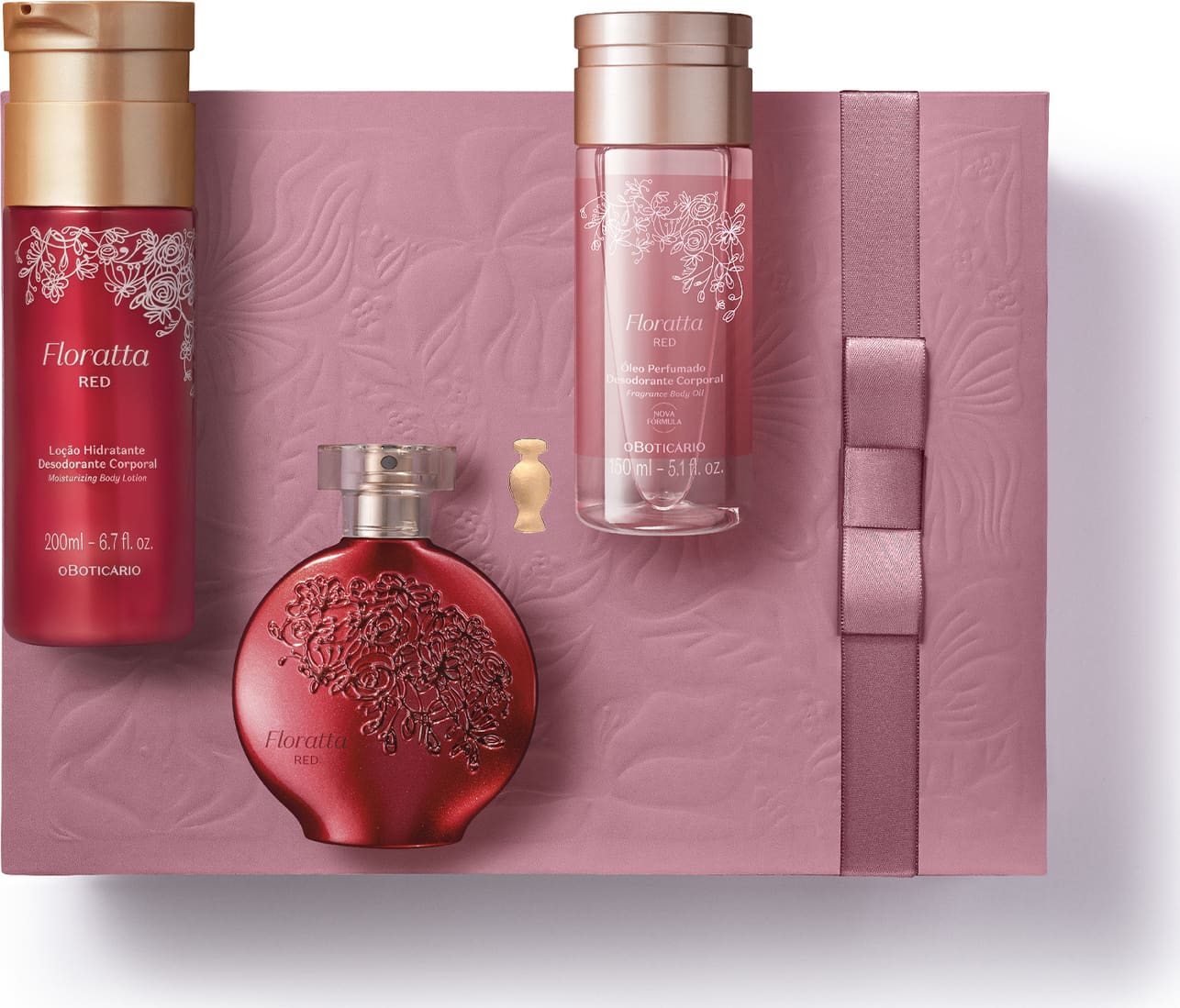 Kit Presente Floratta Red (4 itens) | O Boticário