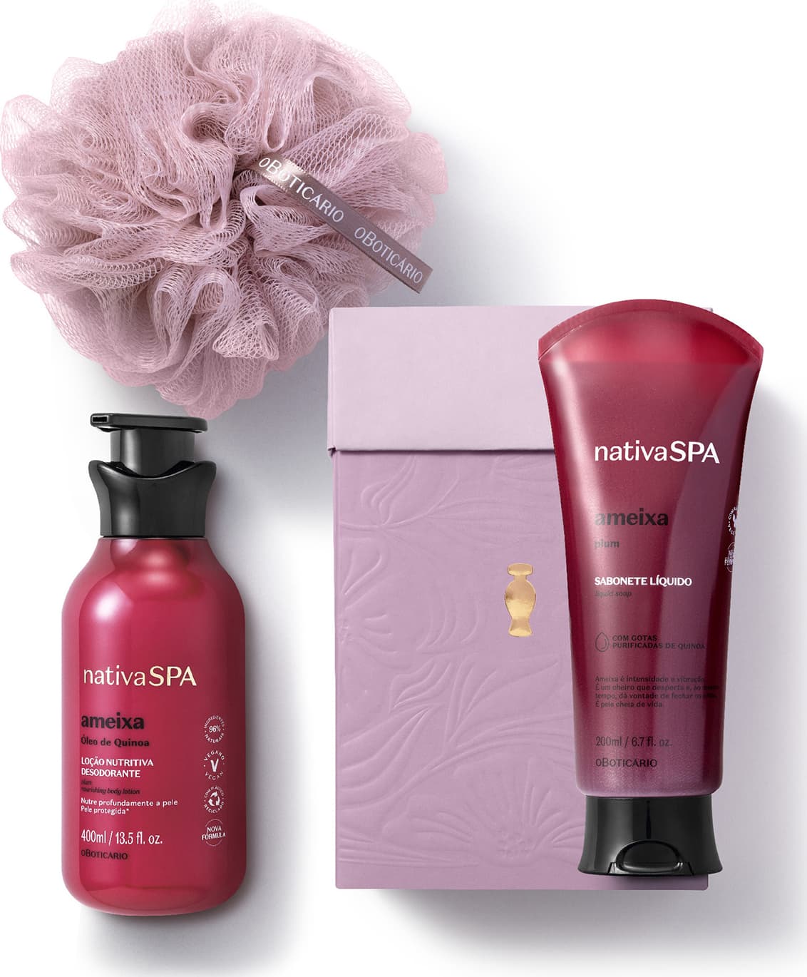 Kit Presente Nativa Spa Ameixa (3 itens) | O Boticario