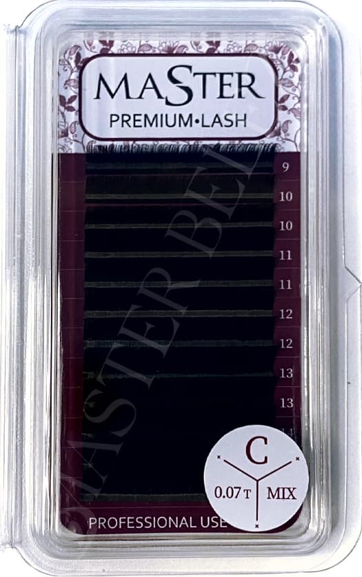 Fios Alongamento De Cílios Master Premium Curvatura C 0.07