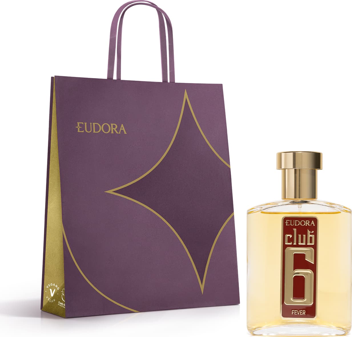 Combo Club 6 Fever: Desodorante Colônia 95ml + Sacola M | Eudora