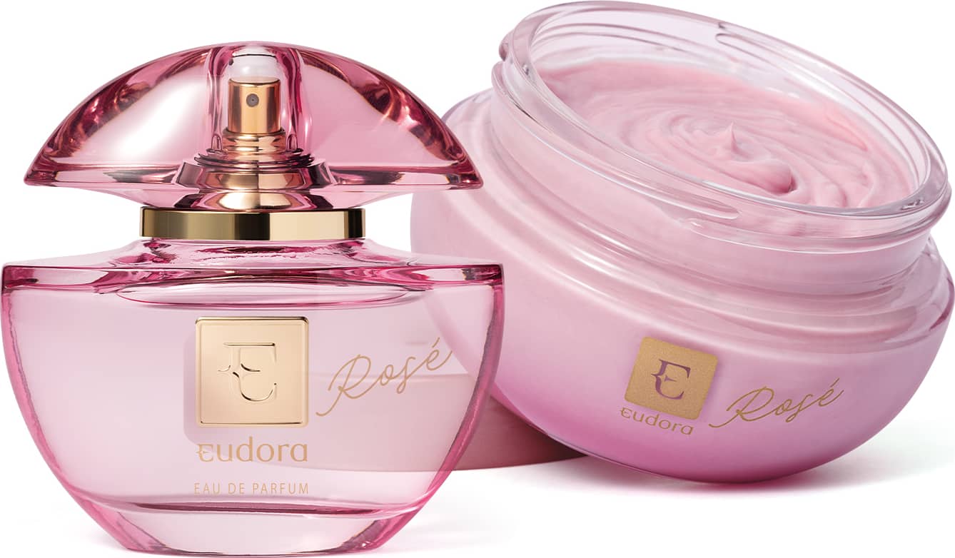 Combo Eudora Rosé: Eau de Parfum 75ml + Creme Desodorante Hidratante ...