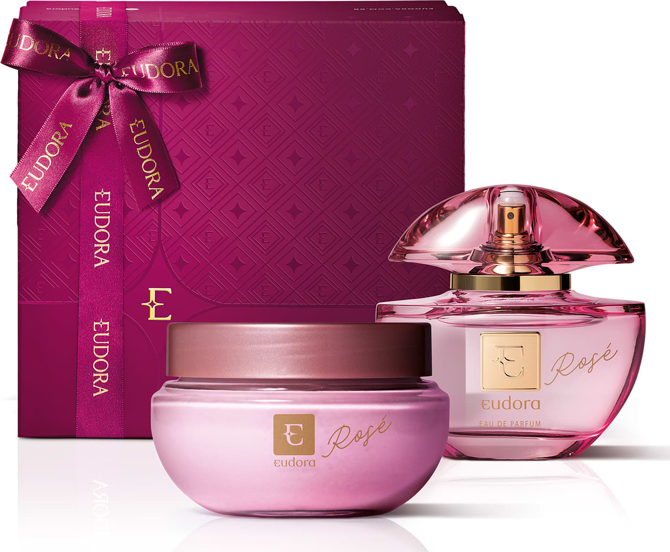 Combo Presente Eudora Rosé: Eau de Parfum 75ml + Creme Corporal 250g ...
