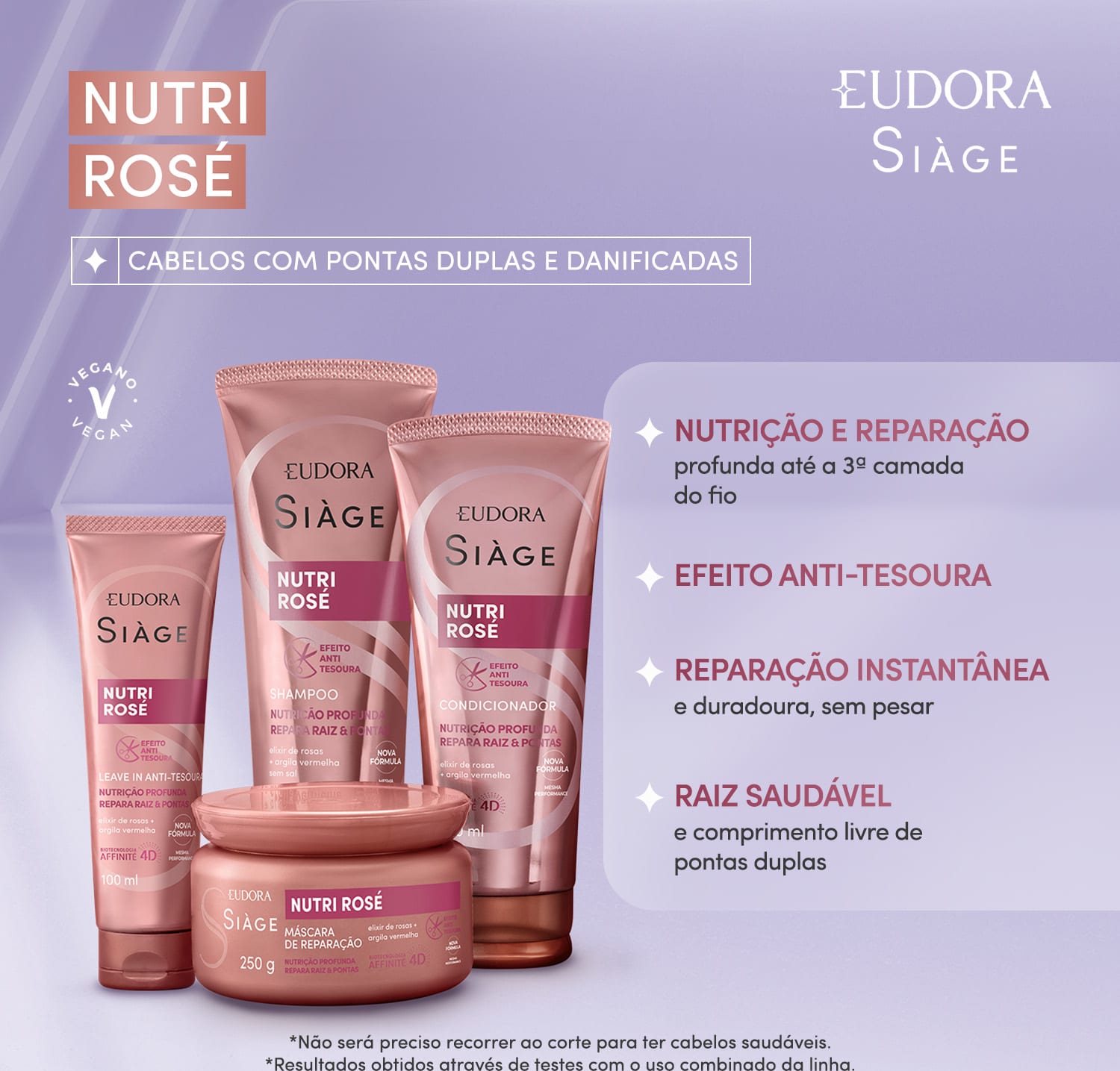 Shampoo Siàge Nutri Rosé 250ml | Eudora