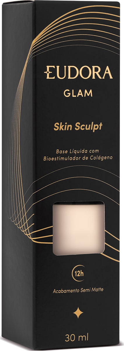 Base Líquida Semi Matte Glam Skin Sculpt Cor 00 30ml | Eudora