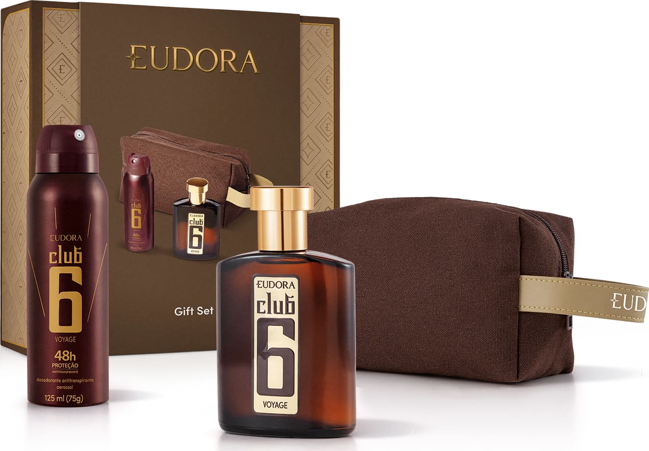 Kit Presente Club 6 Voyage (3 itens) | Eudora
