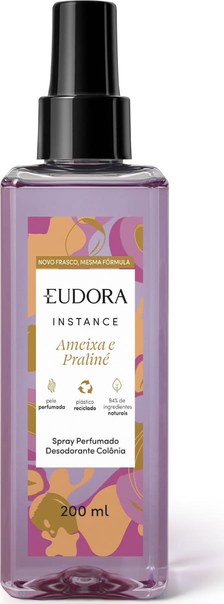 Spray Perfumado Desodorante Colônia Instance Ameixa e Praliné 200ml | Eudora