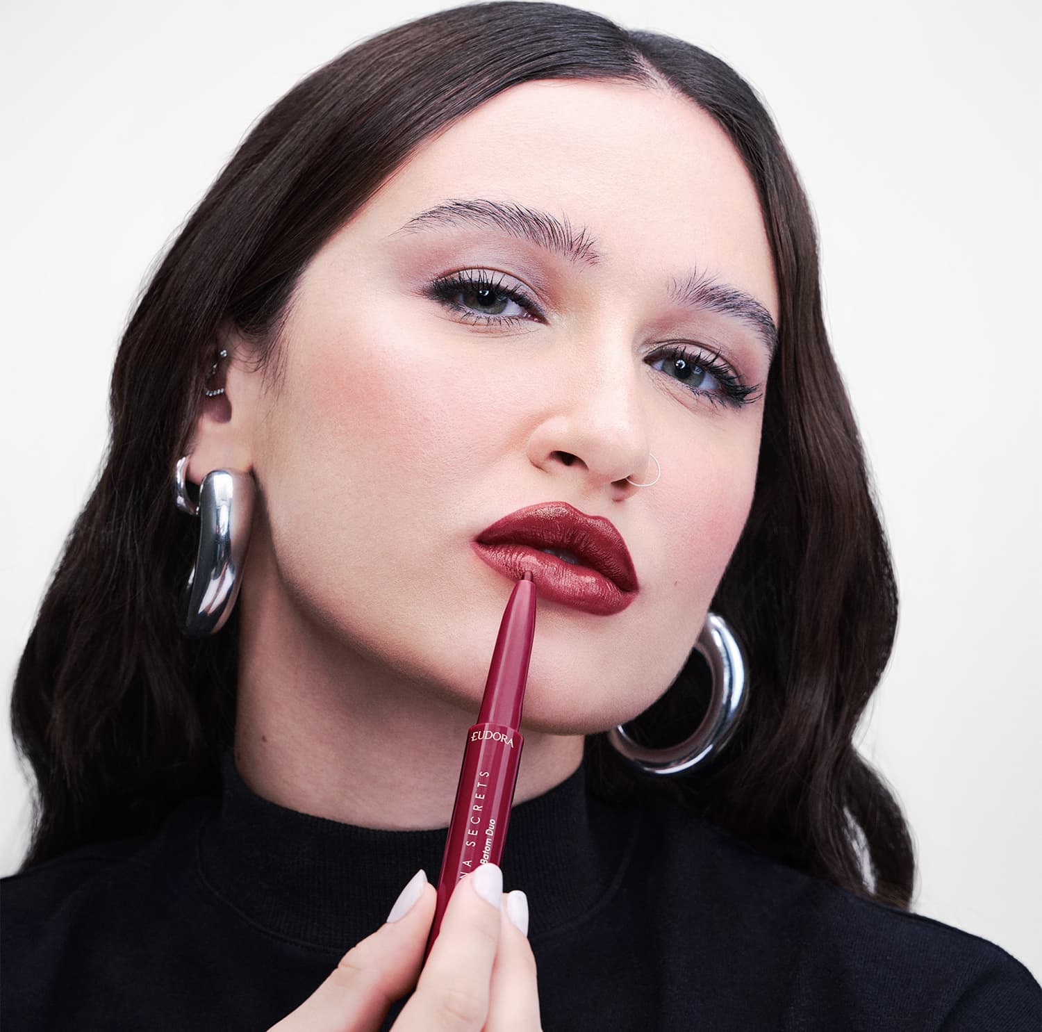 Batom Vermelho Duo Perfect Match Niina Secrets 1,65g | Eudora