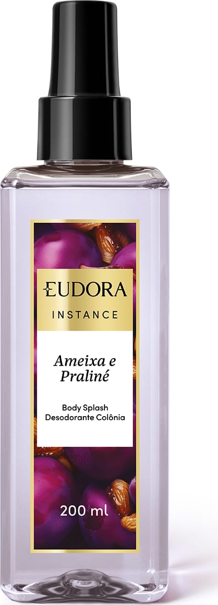 Body Splash Desodorante Colônia Instance Ameixa e Praliné 200ml | Eudora