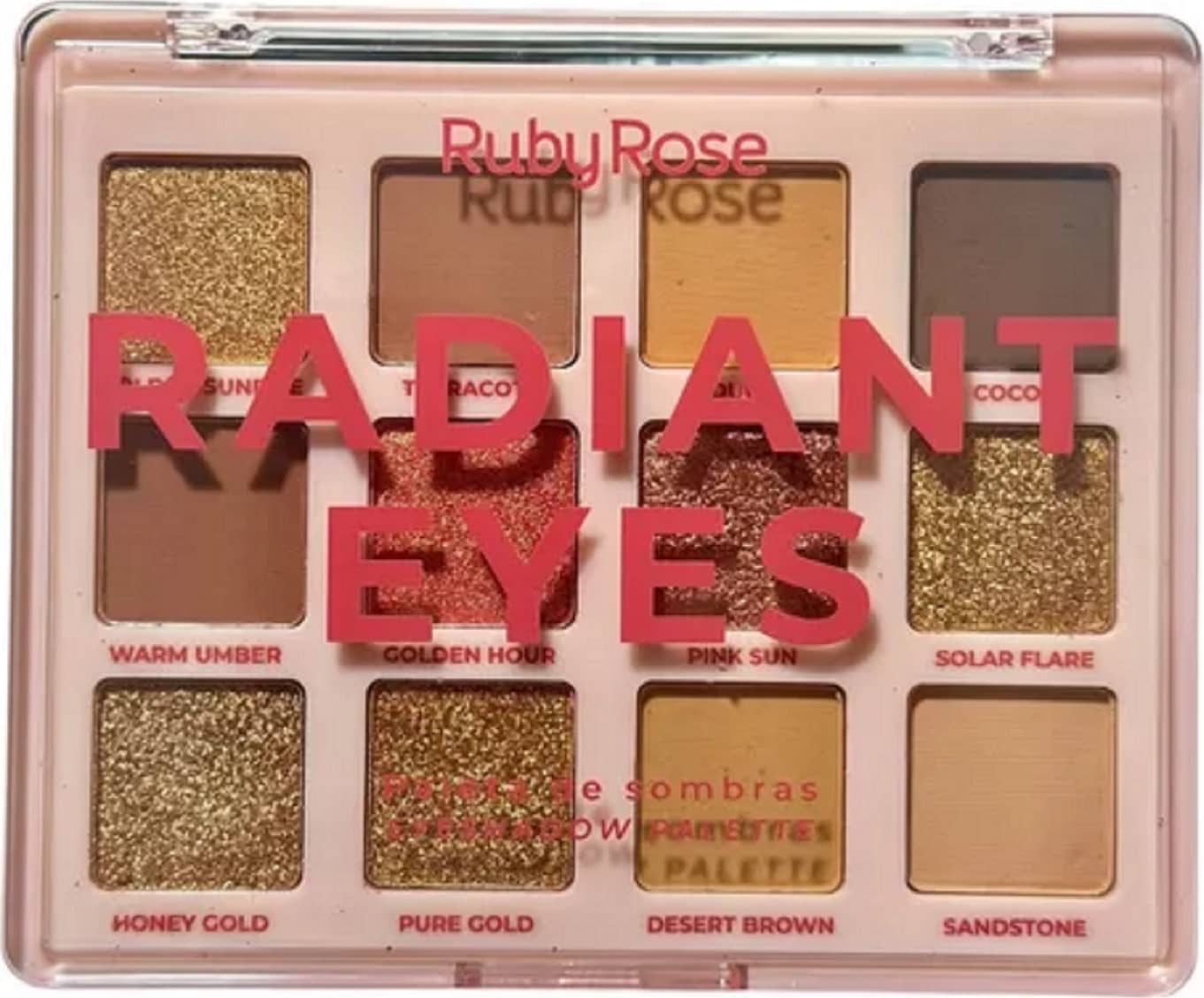 Paleta de Sombras Ruby Rose Radiant Eyes | Beleza na Web