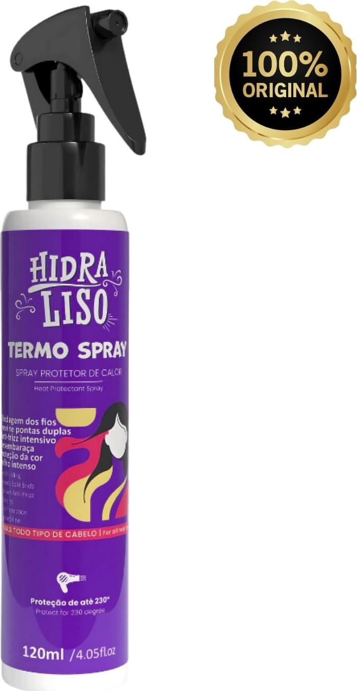 Termo Spray - Protetor Térmico Capilar - Hidraliso