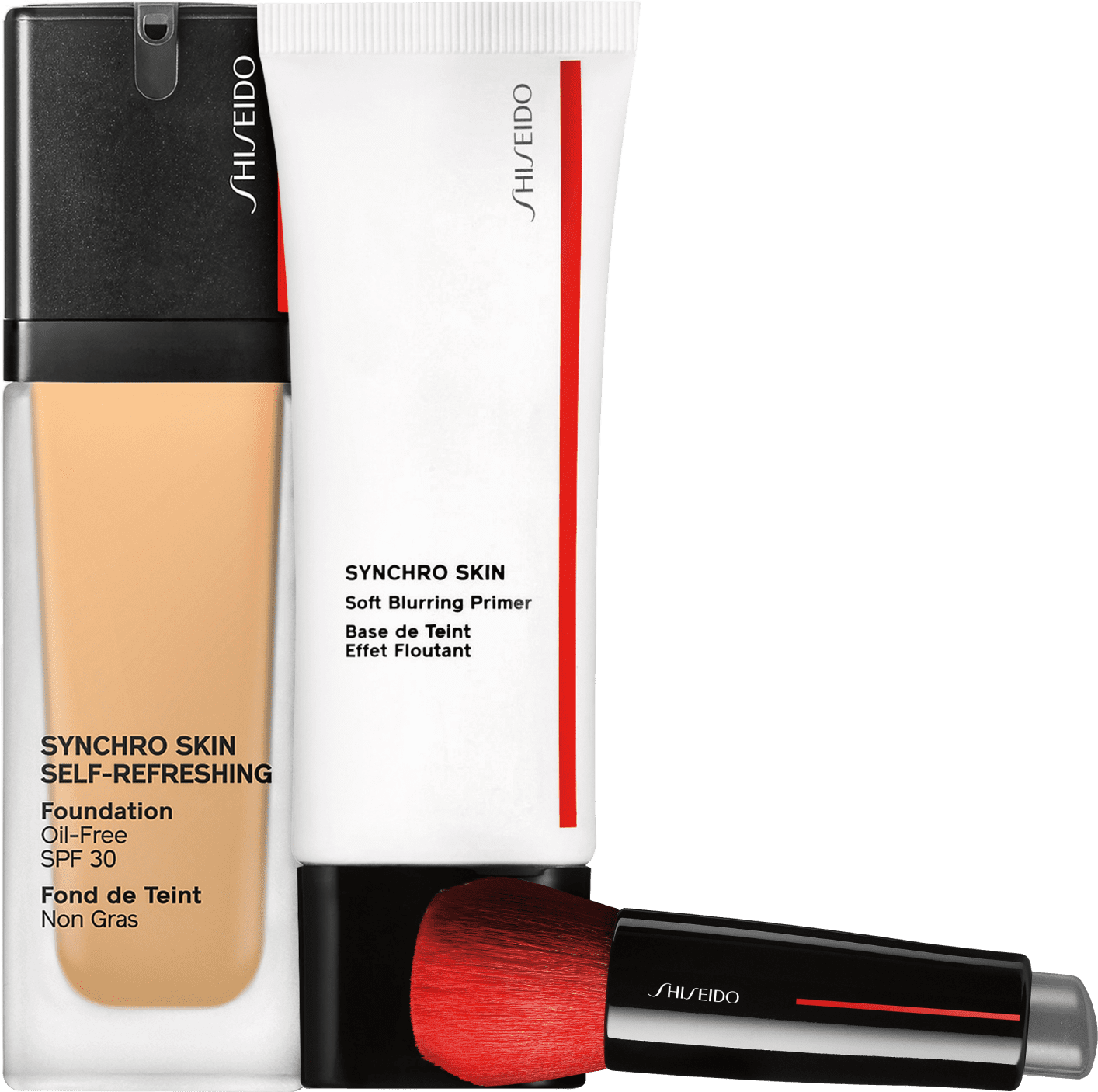 Kit Shiseido Synchro Skin 160 Shell | Beleza na Web