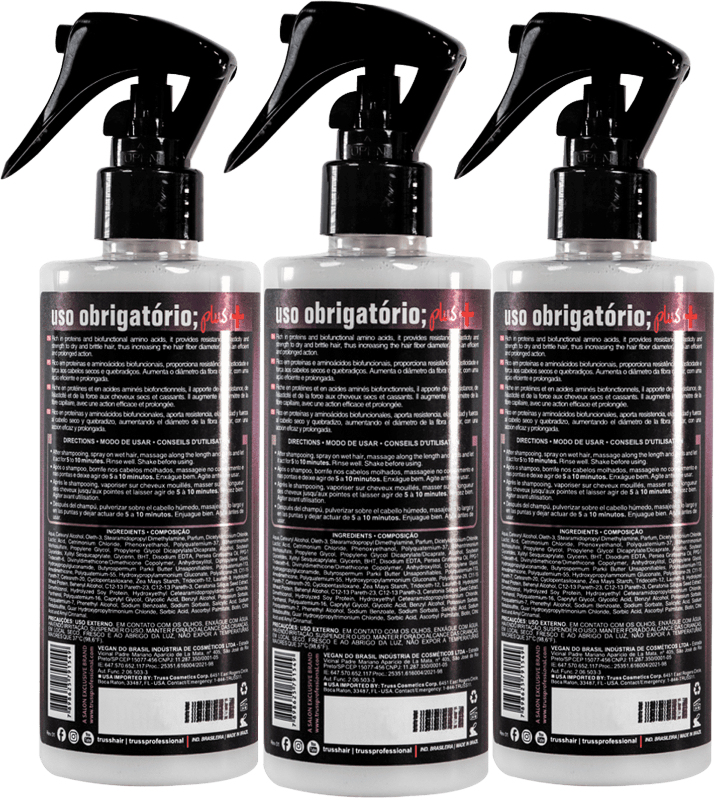 Kit Tratamento Reconstrutor Truss Uso Obrigatório Plus+ | Beleza Na Web ...