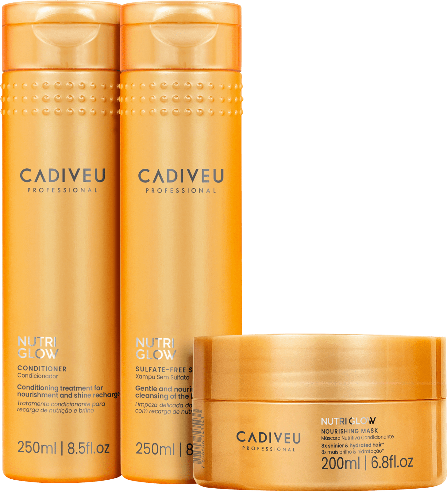 Kit Cadiveu Professional Nutri Glow Três | Beleza na Web