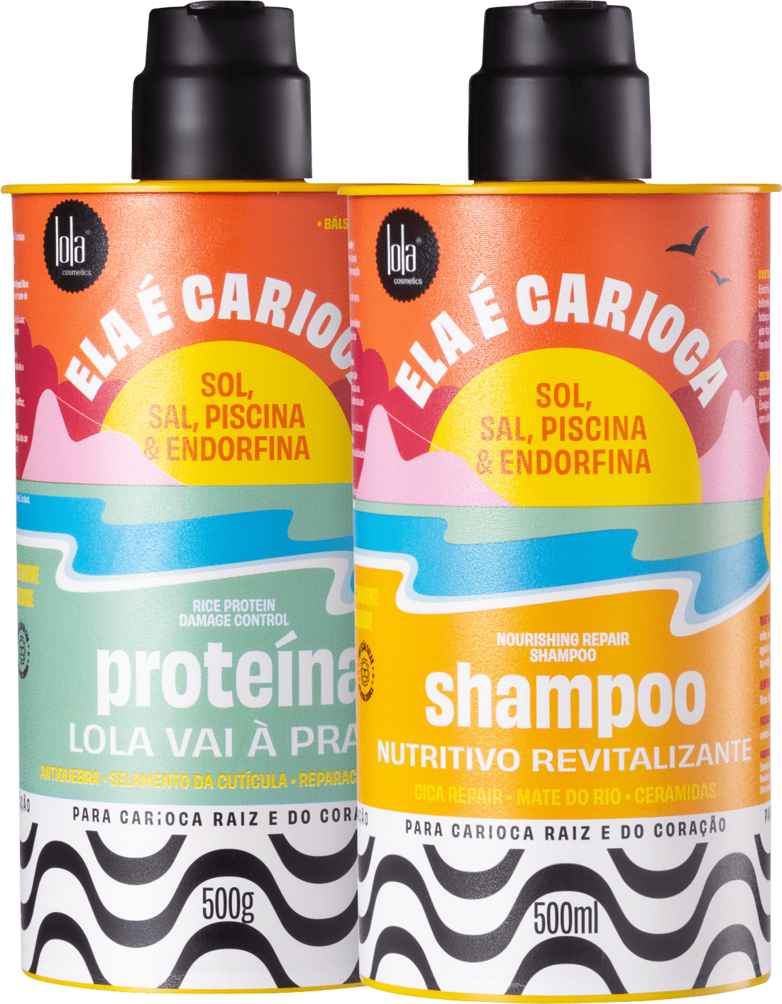 Kit Lola Ela é Carioca Sol & Endorfina Proteína | Beleza na Web