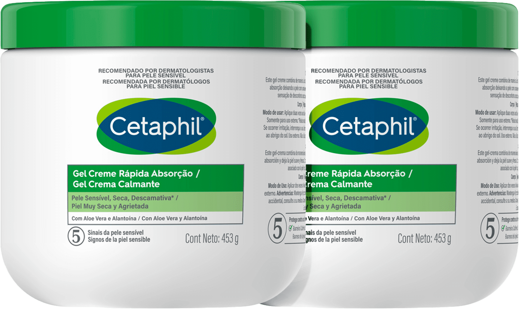 Kit Cetaphil Gel Creme Hidratante Corporal Rápida Absorção | Beleza na Web