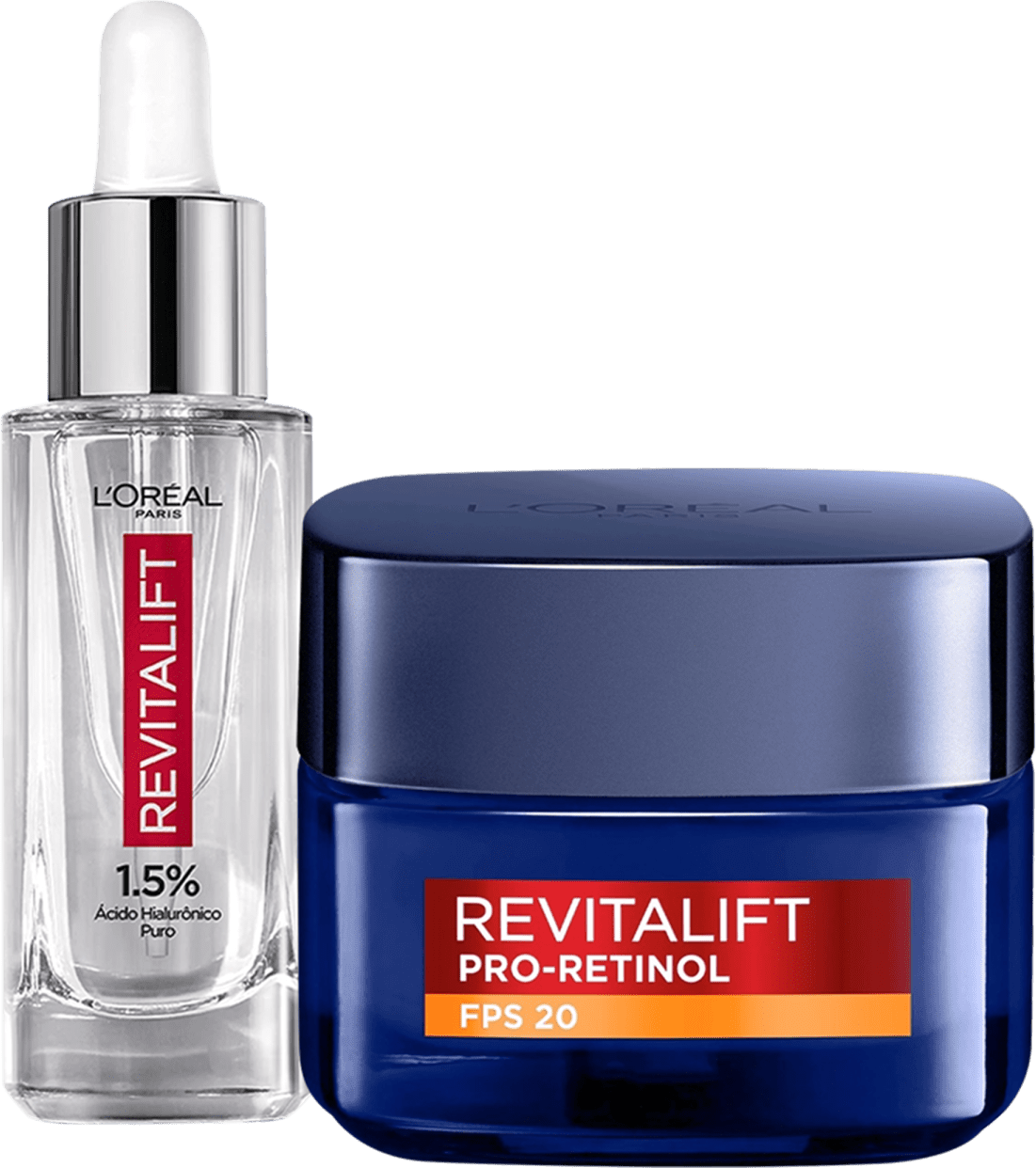 Kit L'Oréal Paris Revitalift Hialurônico Pro Retinol | Beleza na Web