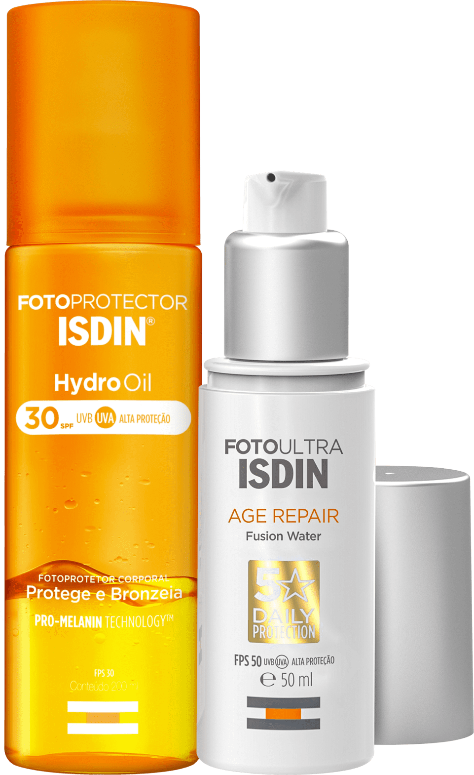 Kit ISDIN Foto Ultra Age Repair 5 Stars + HydroOil | Beleza na Web