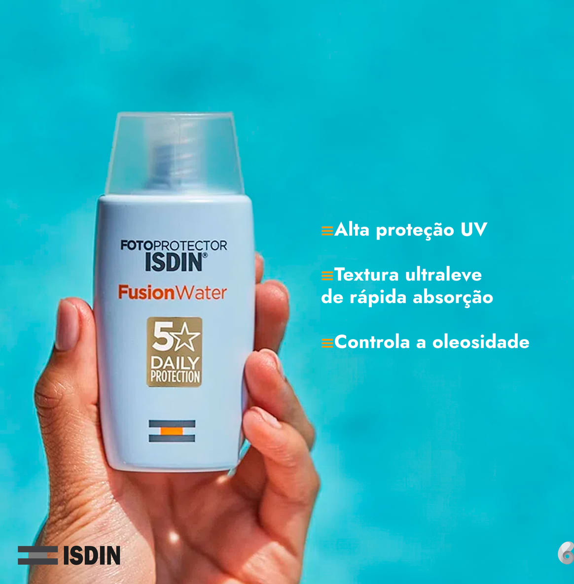 Kit ISDIN Fotoprotector Fusion Water 5 Stars FPS 60 | Beleza na Web