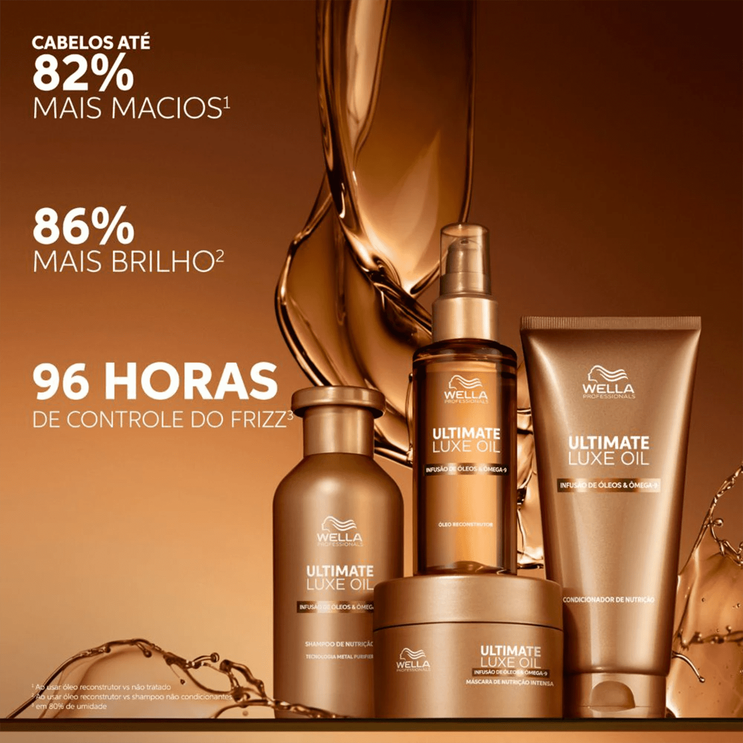 Kit Wella Professionals Ultimate Luxe Oil Salon Trio | Beleza na Web
