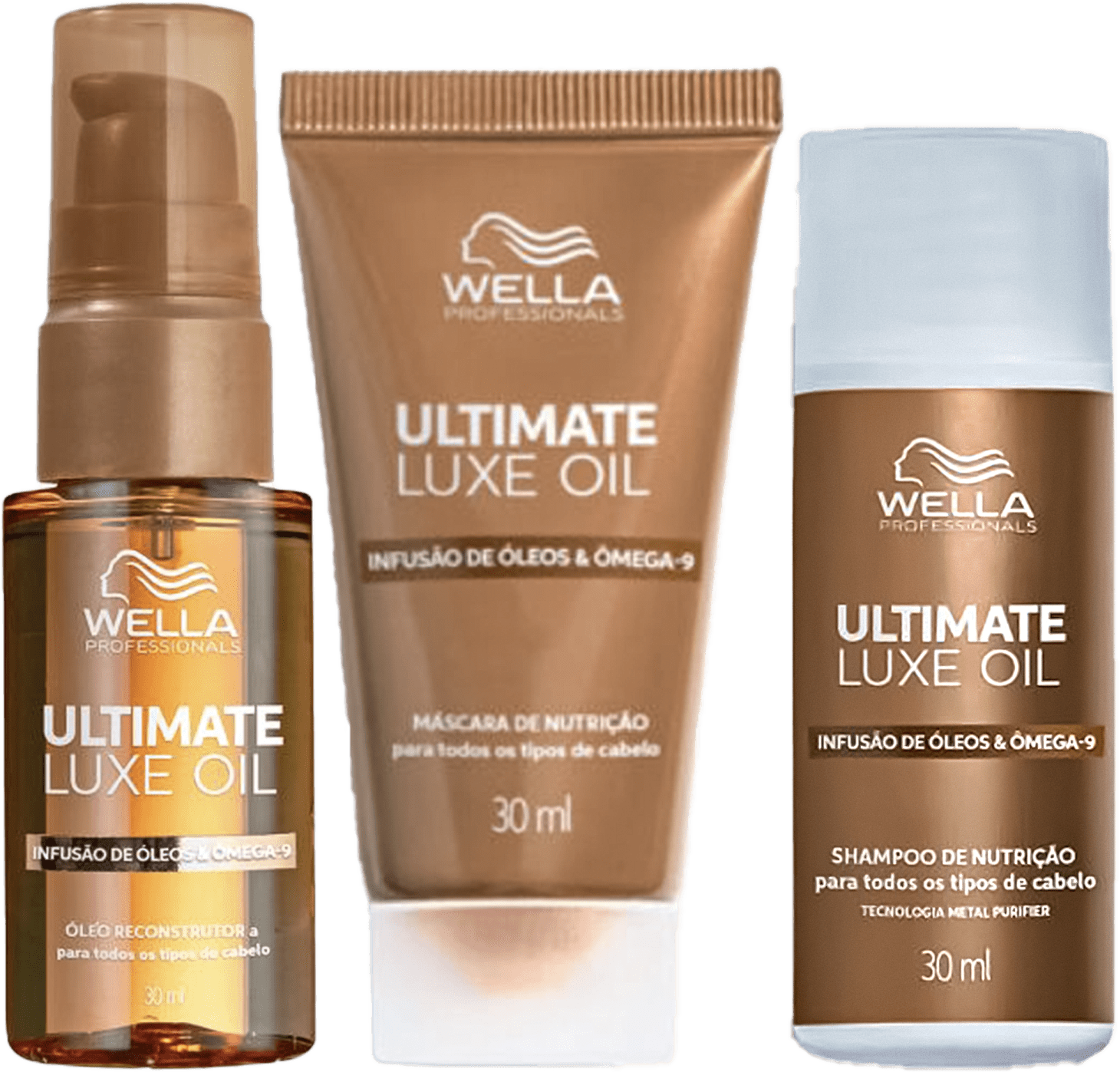 Kit Wella Professionals Ultimate Luxe Oil Mini Trio | Beleza na Web