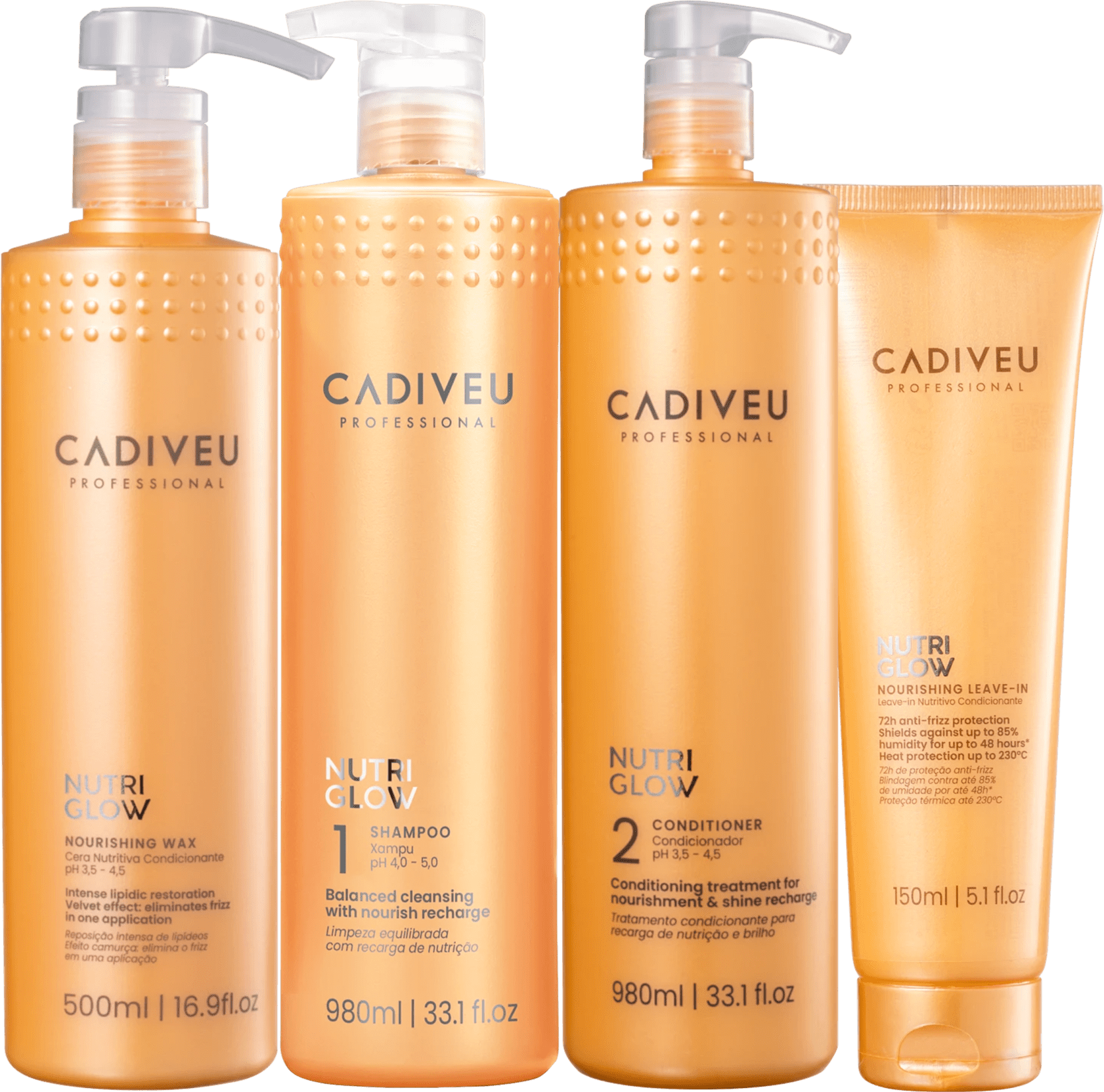 Kit Cadiveu Professional Nutri Glow Laminação Capilar | Beleza Na Web ...