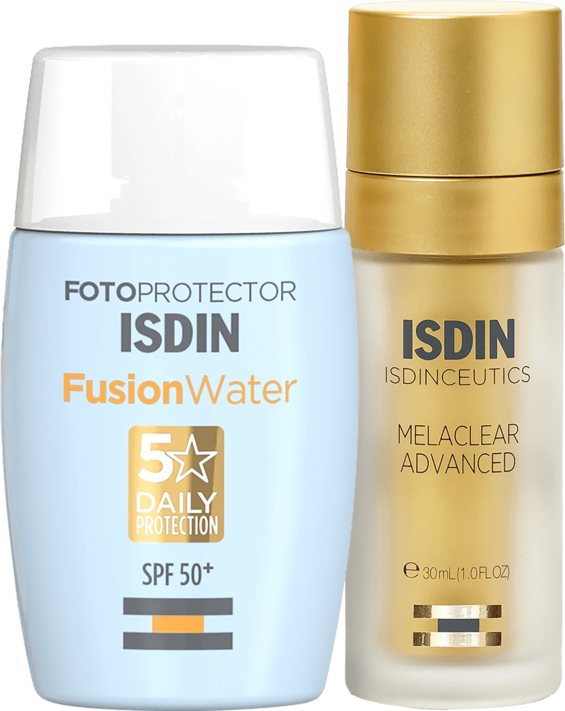 Kit ISDIN Melaclear Advanced Fusion Water | Beleza Na Web PRO Pro
