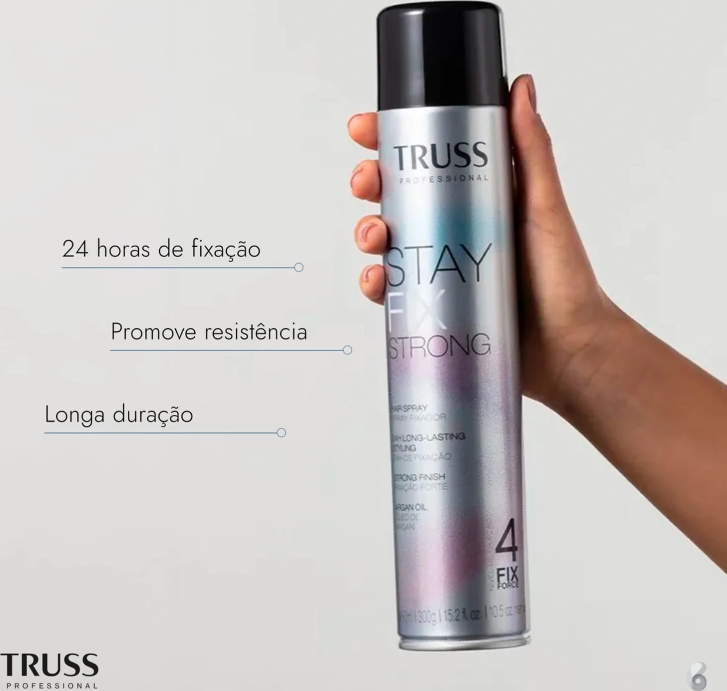 Kit TRUSS Stay Fix Medium e Strong | Beleza na Web