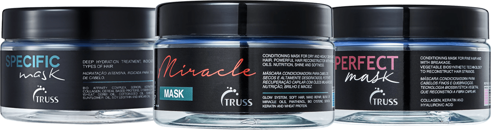 Kit TRUSS Specific Miracle Perfect Mask Trio | Beleza Na Web PRO Pro