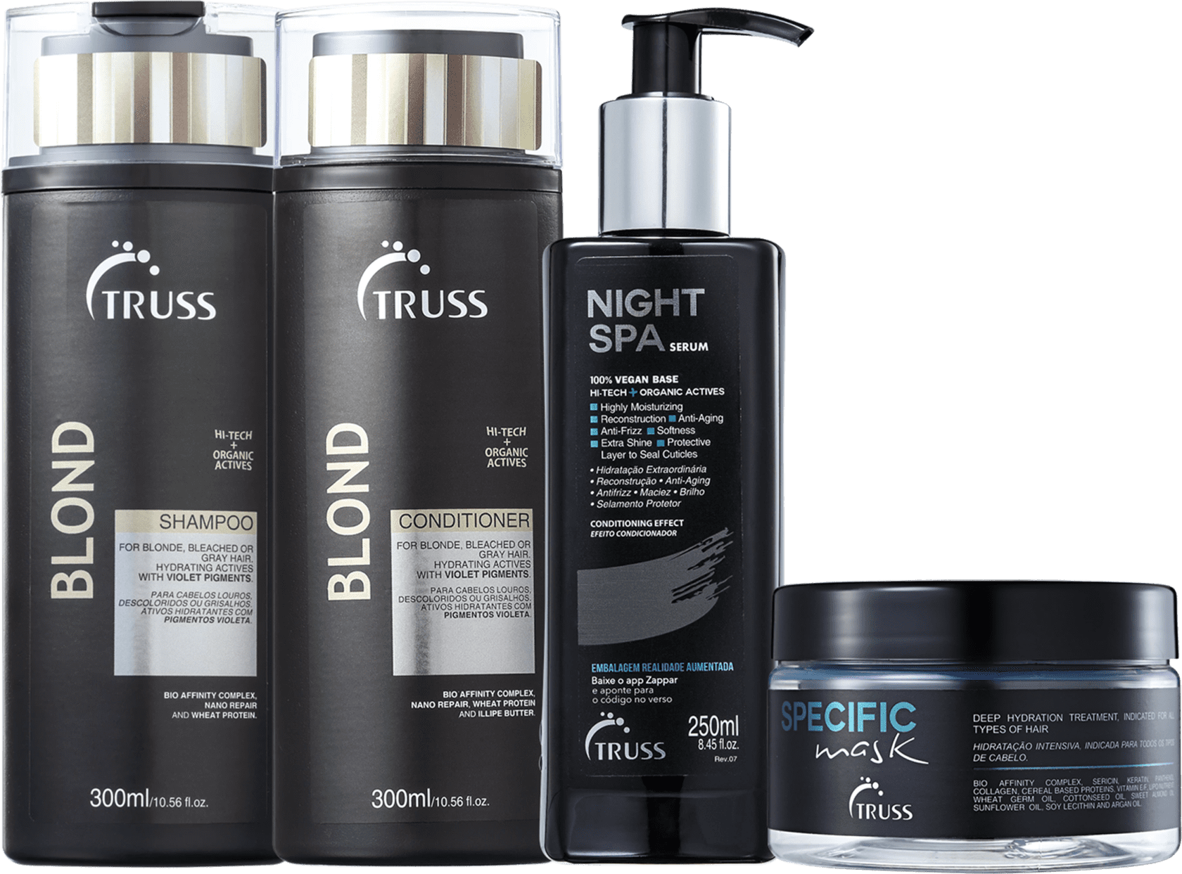 Kit TRUSS Blond + Specific + Night Spa | Beleza Na Web PRO Pro