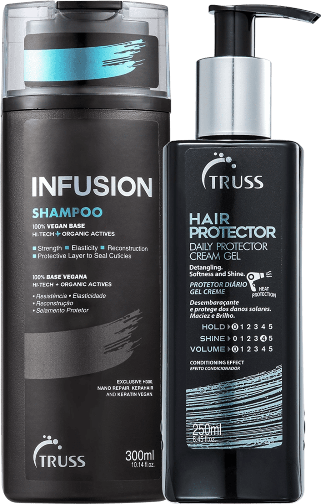 Kit TRUSS Infusion Shampoo + Hair Protector | Beleza Na Web PRO Pro