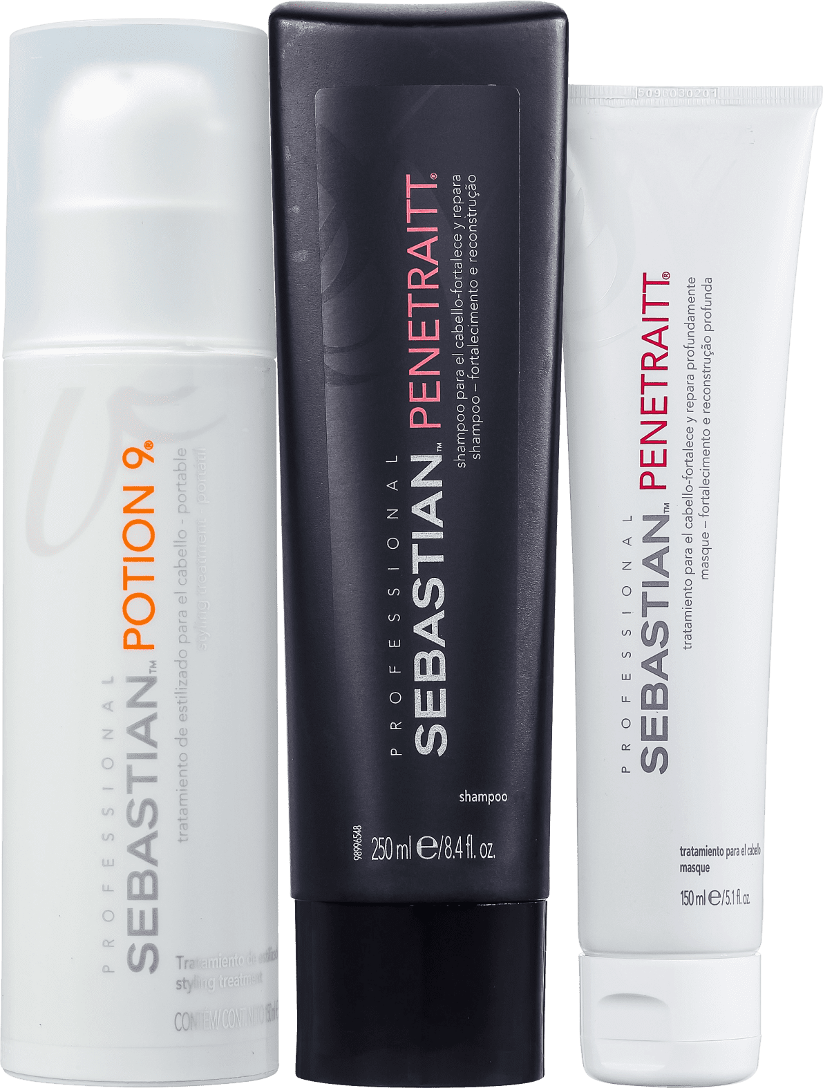 Kit Sebastian Professional Penetraitt + Potion 9 Trio de Cuidados | Beleza na Web