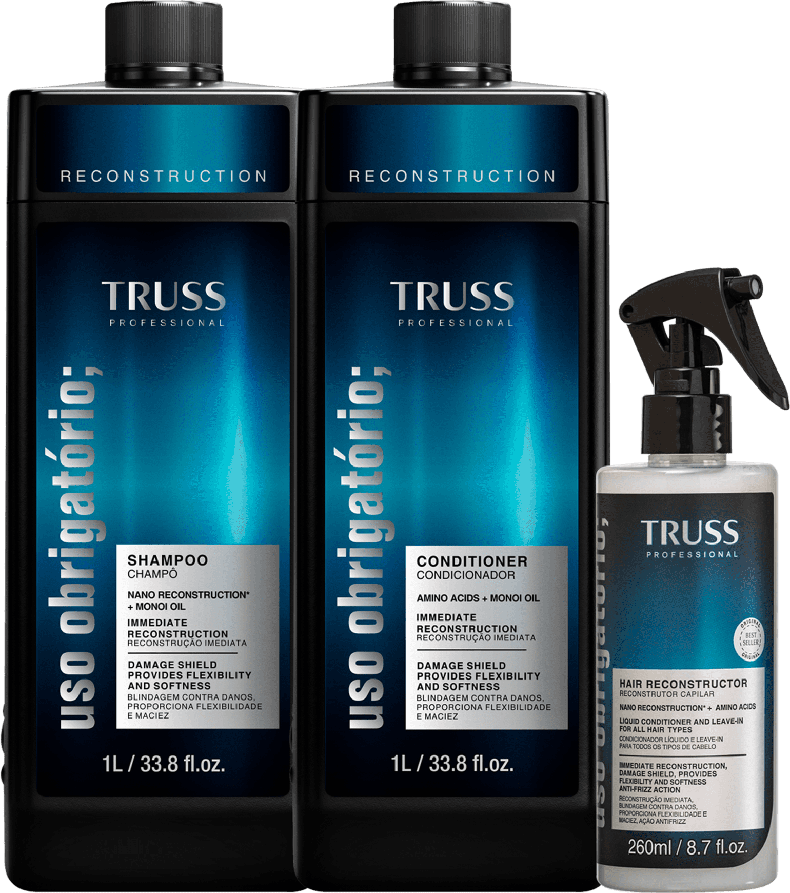 Kit TRUSS Uso Obrigatório Hair Reconstruction | Beleza na Web