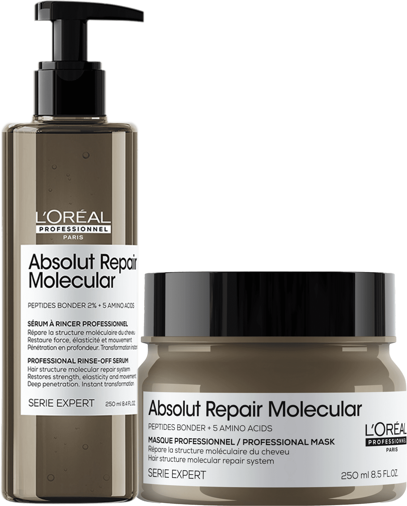 Kit L'Oréal Professionnel Absolut Repair Molecular Mask & Serum | Beleza na Web