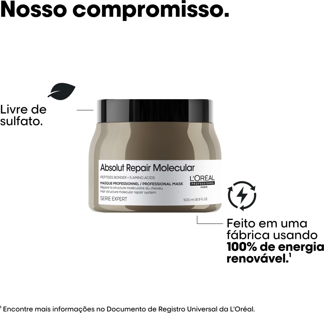 Kit L'Oréal Professionnel Absolut Repair Molecular Trio Super | Beleza na Web