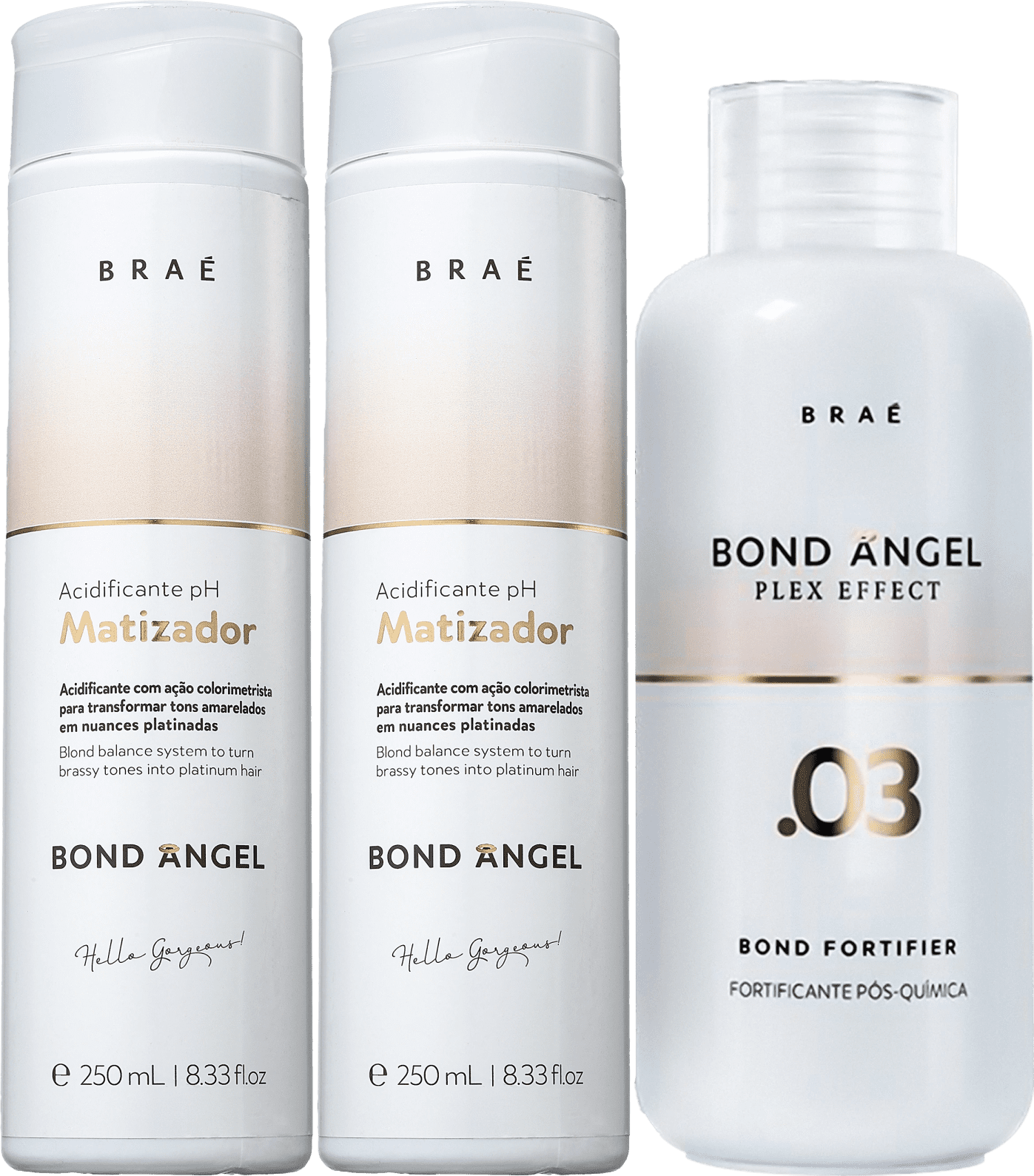Kit Braé Bond Angel Plex Effect N°3 + Acidificante Matizador | Beleza ...